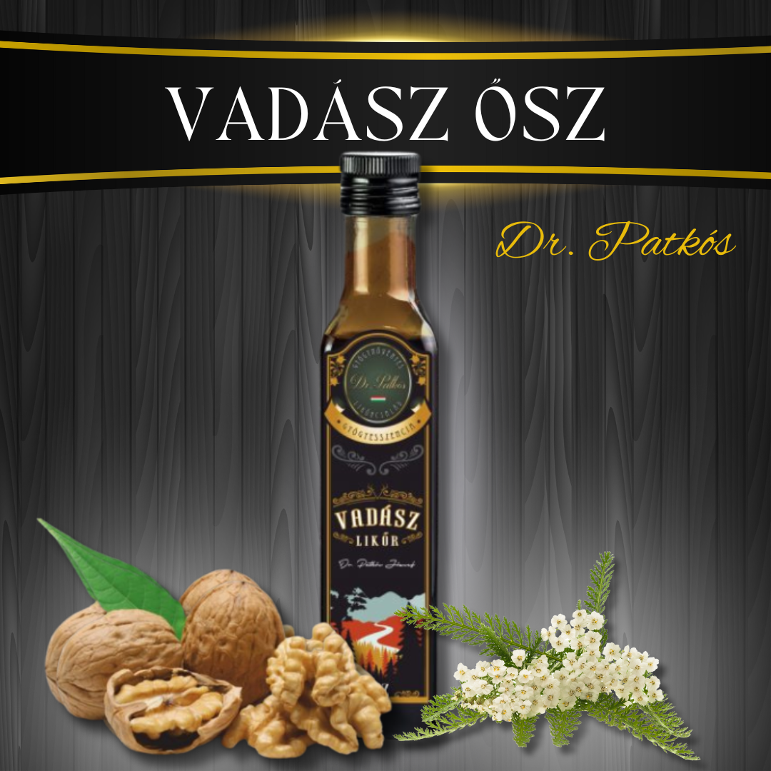 Vadász likőr ŐSZ – DR. Patkós József